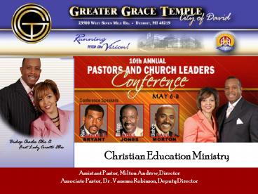 Christian Education Ministry presentation | free to view