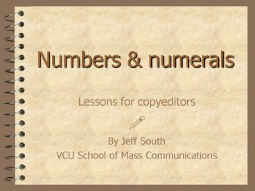 PPT – Numbers PowerPoint presentation | free to download - id: 2aefa-MWRjN