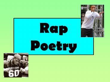 Rap Poetry presentation | free to download
