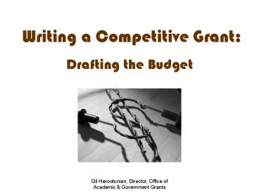 PPT – Writing a Competitive Grant: PowerPoint presentation | free to ...