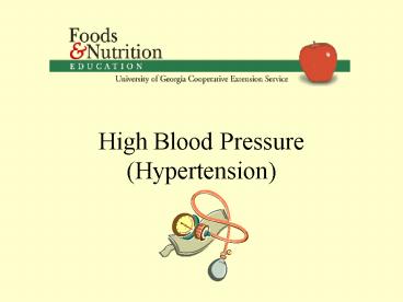 PPT – High Blood Pressure Hypertension PowerPoint presentation | free ...