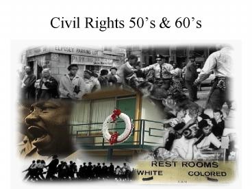 Civil Rights 50s presentation | free to view