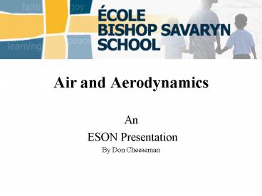 Air and Aerodynamics presentation | free to view