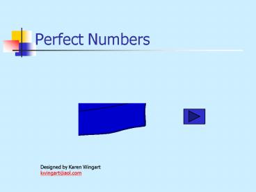 PPT – Perfect Numbers PowerPoint presentation | free to view - id ...