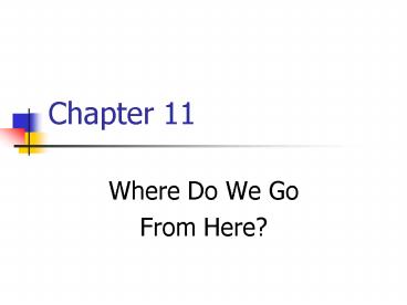 Where Do We Go presentation | free to view