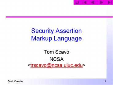 PPT – Security Assertion Markup Language PowerPoint presentation | free ...