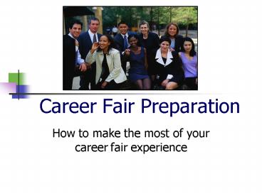 Career Fair Preparation presentation | free to view