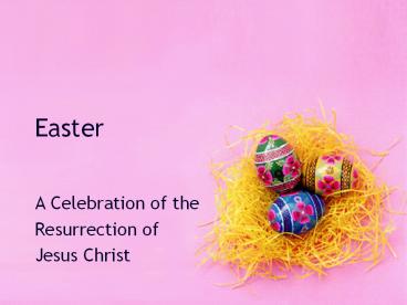 Easter presentation | free to view
