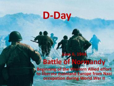 DDay presentation | free to view
