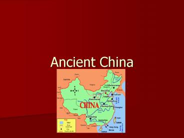 Ancient China presentation | free to view