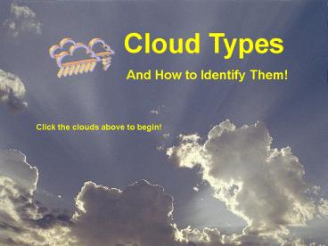 Cloud Types presentation | free to view