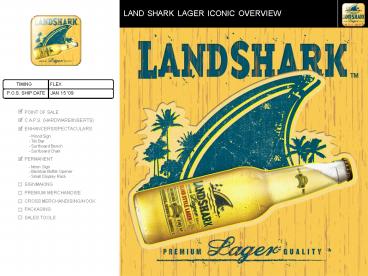 PPT – LAND SHARK LAGER ICONIC OVERVIEW PowerPoint presentation | free ...