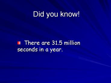 PPT – Did you know PowerPoint presentation | free to download - id ...