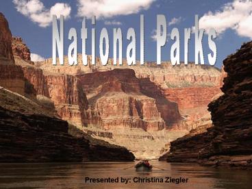 National Parks presentation | free to view