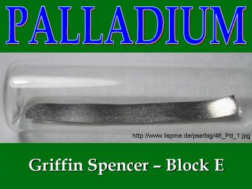 PALLADIUM presentation | free to view