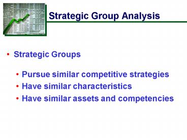 Strategic Group Analysis presentation | free to view