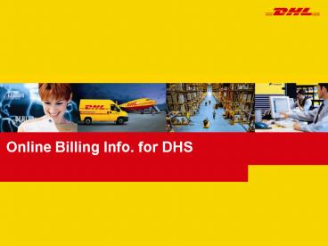 Online Billing Info. for DHS presentation | free to view