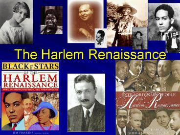 PPT – The Harlem Renaissance PowerPoint presentation | free to view ...