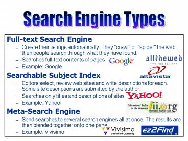 PPT – Fulltext Search Engine PowerPoint presentation | free to view ...