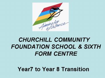 PPT – Year7 to Year 8 Transition PowerPoint presentation | free to view ...