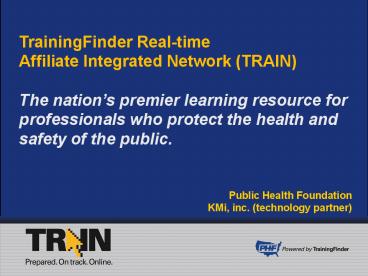 MRC Train presentation | free to view