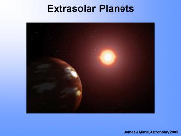 Extrasolar Planets presentation | free to view