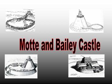 PPT – Motte and Bailey Castle PowerPoint presentation | free to view ...