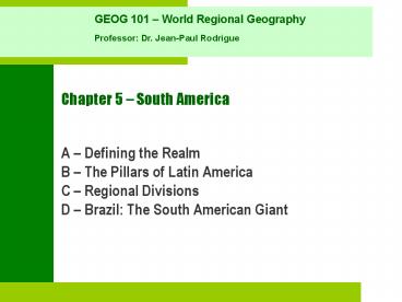 Chapter 5 presentation | free to view