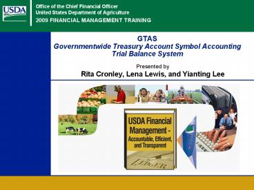 GTAS Governmentwide Treasury Account Symbol Accounting Trial Balance ...