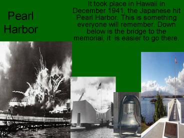 Pearl Harbor presentation | free to view