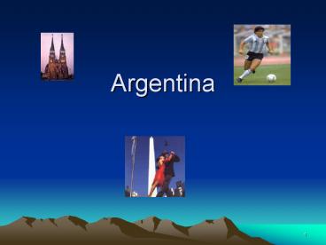 Argentina presentation | free to view