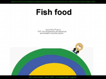 Fish food presentation | free to view