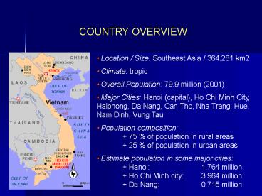 PPT – COUNTRY OVERVIEW PowerPoint presentation | free to view - id ...