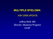 PPT – Multiple Myeloma PowerPoint presentation | free to view - id ...