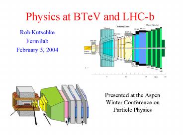 PPT – Physics at BTeV and LHCb PowerPoint presentation | free to view ...