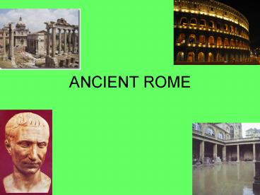 ANCIENT ROME presentation | free to view