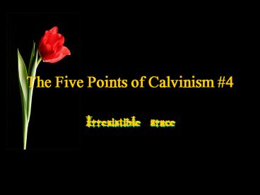 The Five Points of Calvinism presentation | free to view