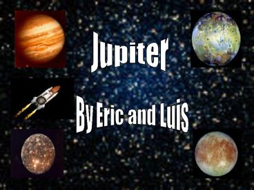 Jupiter presentation | free to view