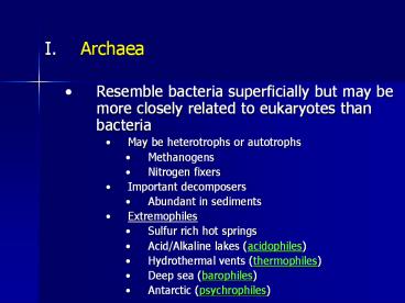 Archaea presentation | free to download