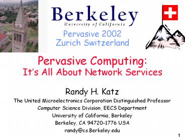 Randy H. Katz presentation | free to download