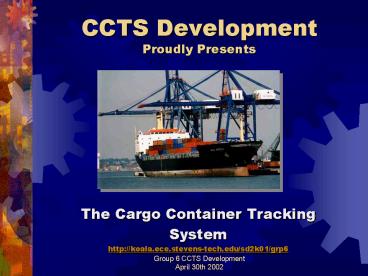 CCTS Development Proudly Presents presentation | free to view