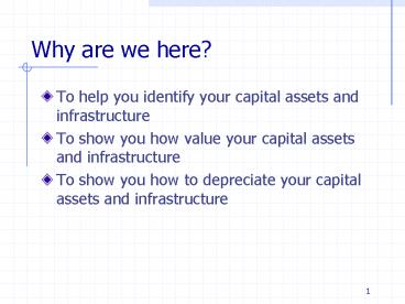 PPT – Why are we here PowerPoint presentation | free to view - id ...