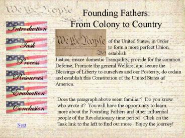 PPT – of the United States, in Order to form a more perfect Union ...