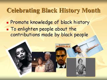 Celebrating Black History Month presentation | free to view