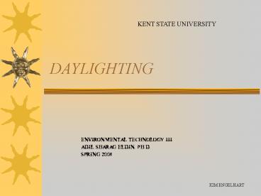 PPT – DAYLIGHTING PowerPoint presentation | free to view - id: 3f6b0-MmZlN