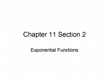 PPT – Chapter 11 Section 2 PowerPoint presentation | free to view - id ...