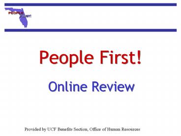 PPT – People First PowerPoint presentation | free to view - id: 412a6-MzJhM