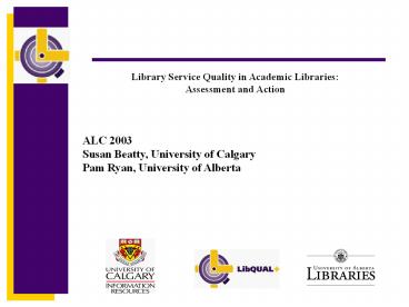 Library Service Quality in Academic Libraries: presentation | free to ...
