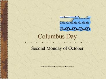 Columbus Day presentation | free to view