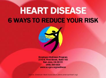 PPT – HEART DISEASE PowerPoint presentation | free to view - id: 41e3f ...